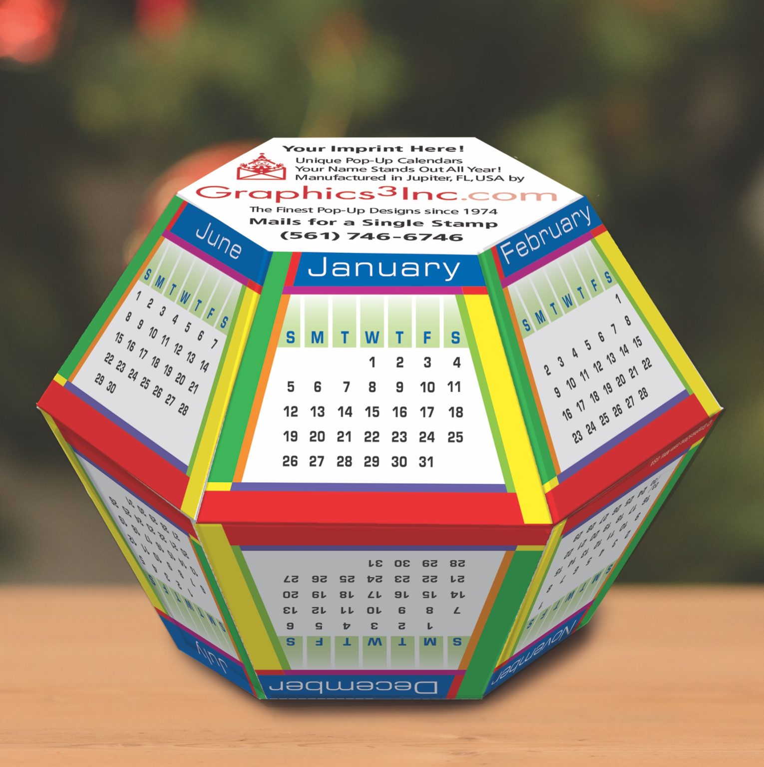 Pop-Up Calendars Archives - Graphics3 Inc